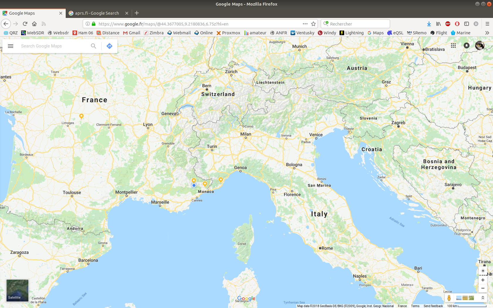 Cartes Interactives – F4HXN.fr
