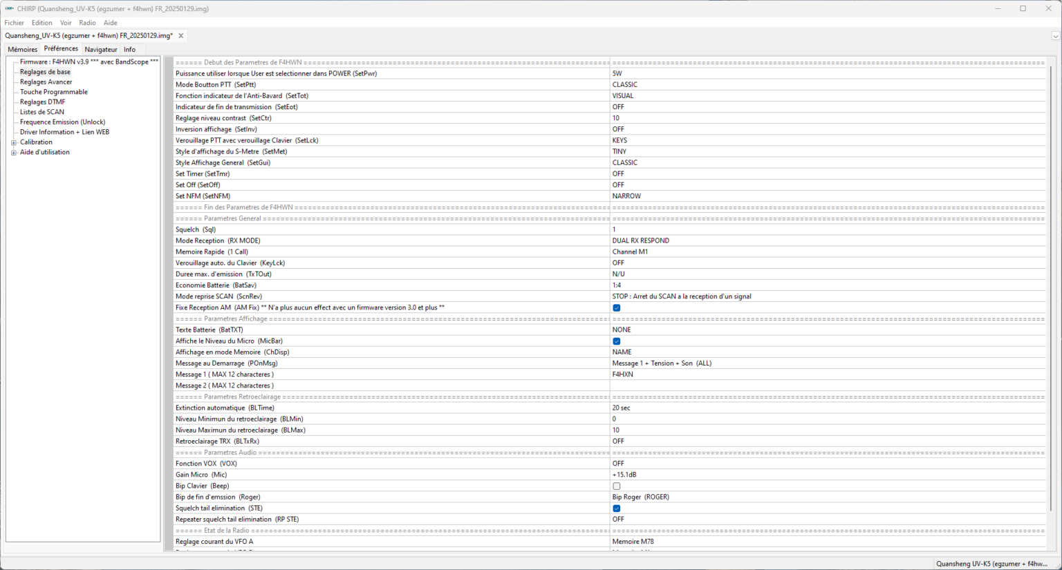UV-K5 Firmware de F4HWN – F4HXN.fr