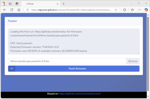 UV-K5 Firmware de F4HWN – F4HXN.fr