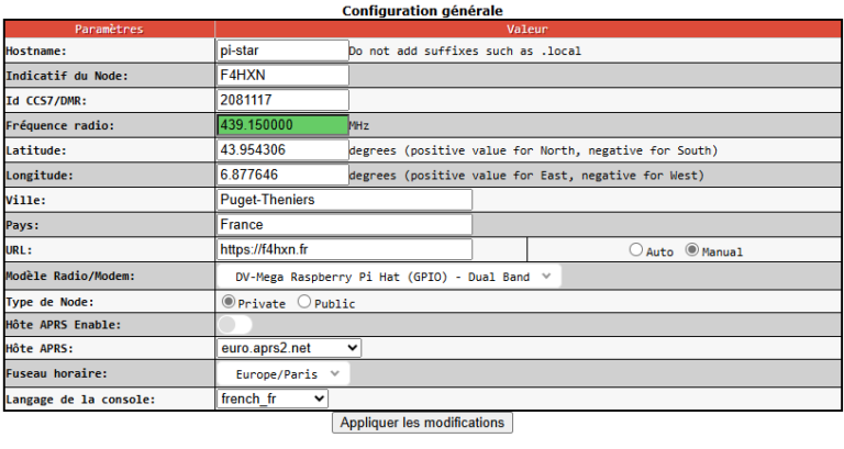 Configuration de Pi-Star pour un Hotspot DMR sur BrandMeister – F4HXN.fr
